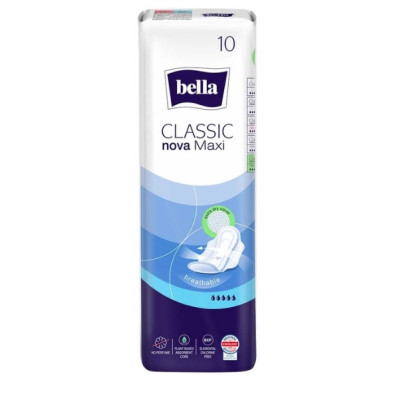 Прокладки гігієнічні BELLA Classic Nova Maxi 10 шт 5900516300920 купити ...